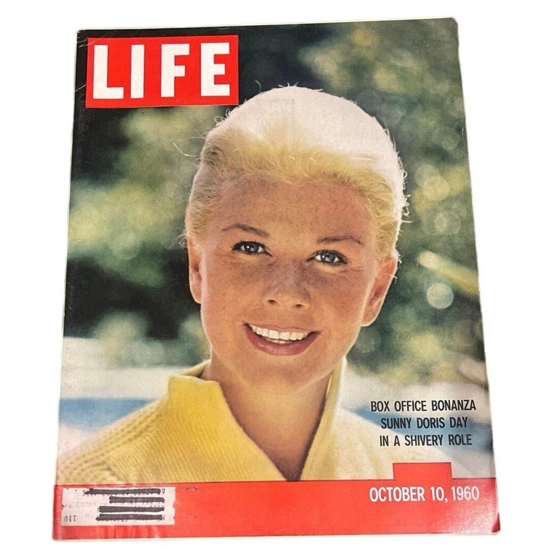 Life Magazine 1960 October 10 Doris Day in Shivery Role Kennedy Vs ...