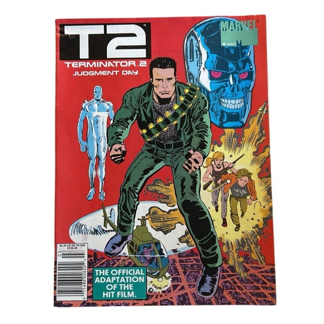 Terminator 2 Judgement Day Marvel 1991 Magazine 1st Printing - Etsy