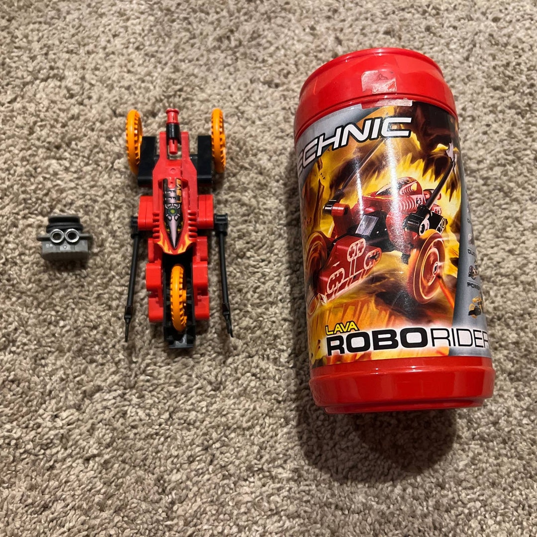 Lego Technic 8510 Lava Roboriders With Tube- No Instructions - Etsy