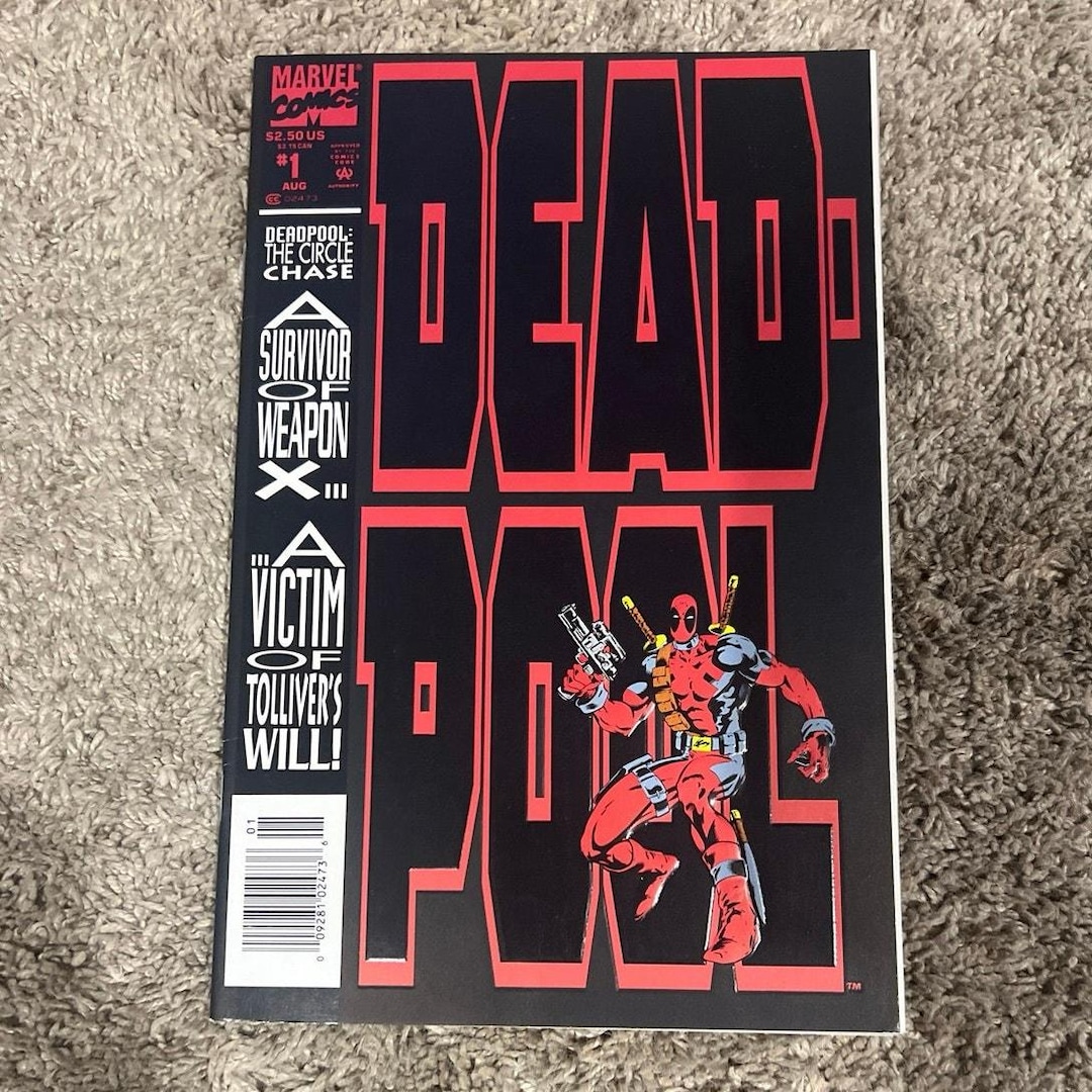 Deadpool: the Circle Chase 1 Newsstand Variant Marvel Comics 1993 - Etsy