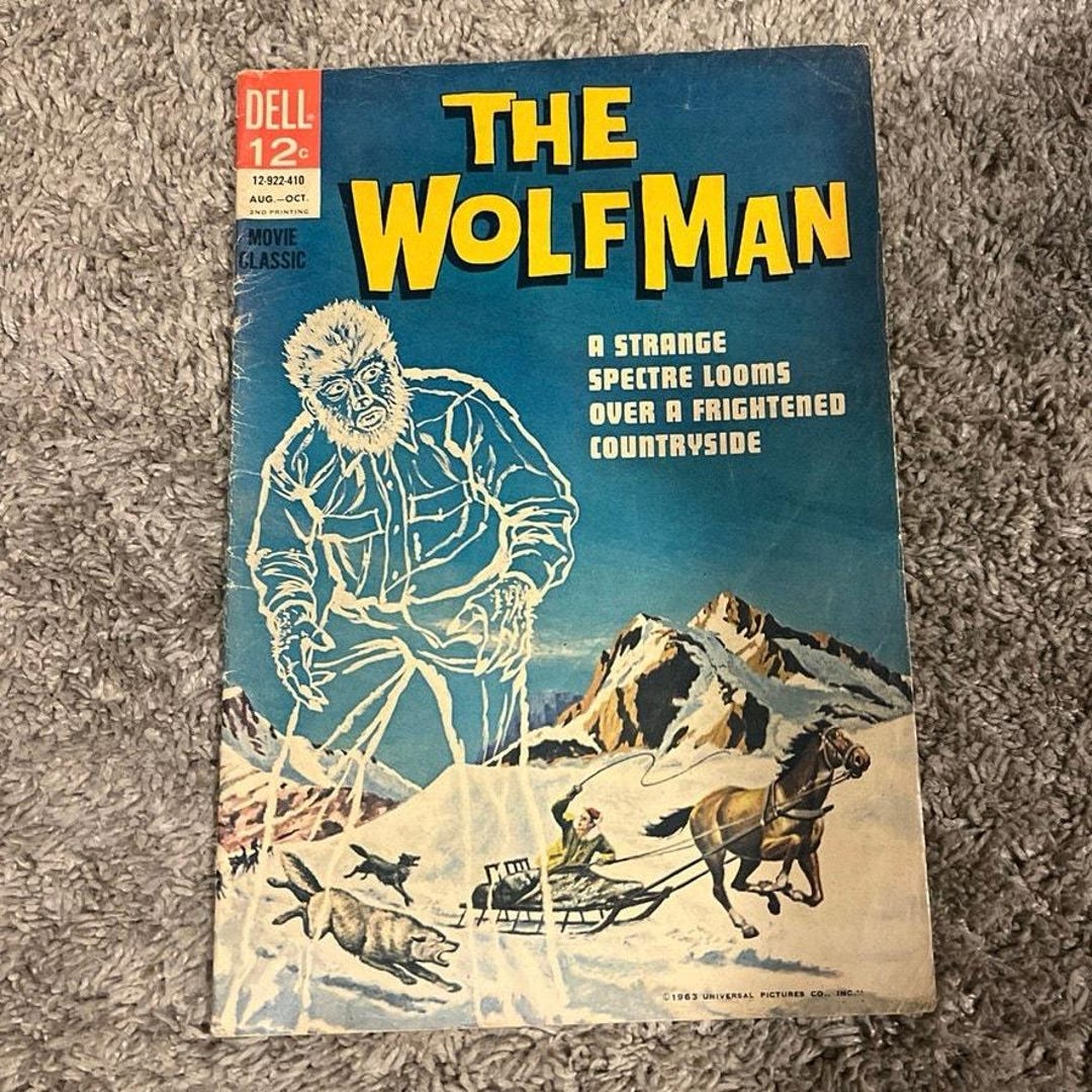 The Wolfman 1 Dell Comics 1964 Silver Age Horror Comic - Etsy