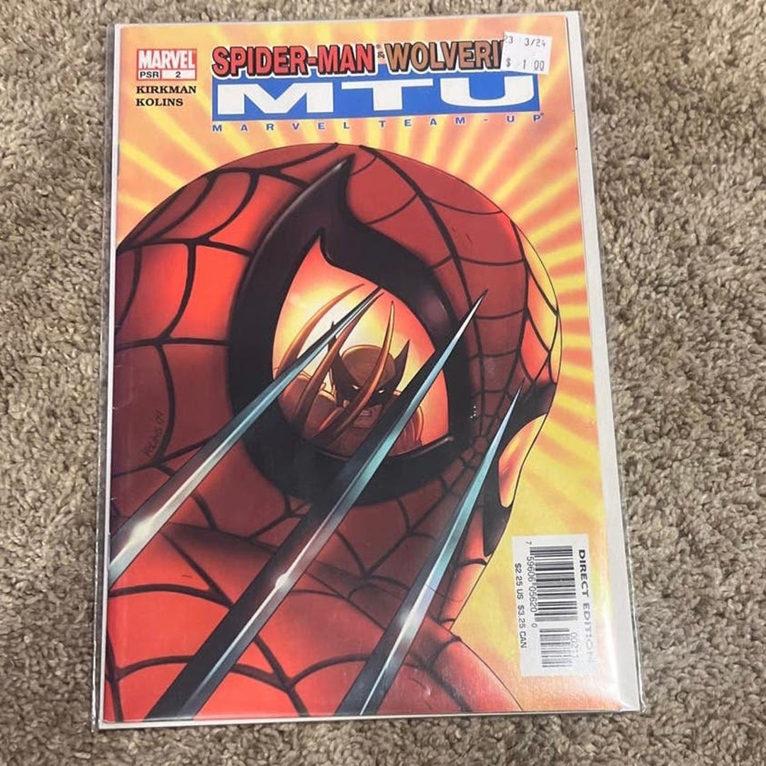Spider-man & Wolverine MTU 2 2005 Marvel Team up Comic 1ST App of ...