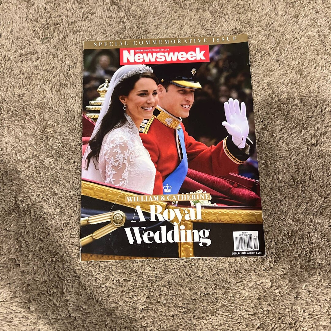 August, 2011 Newsweek Magazine Special Edition Royal Wedding - Etsy