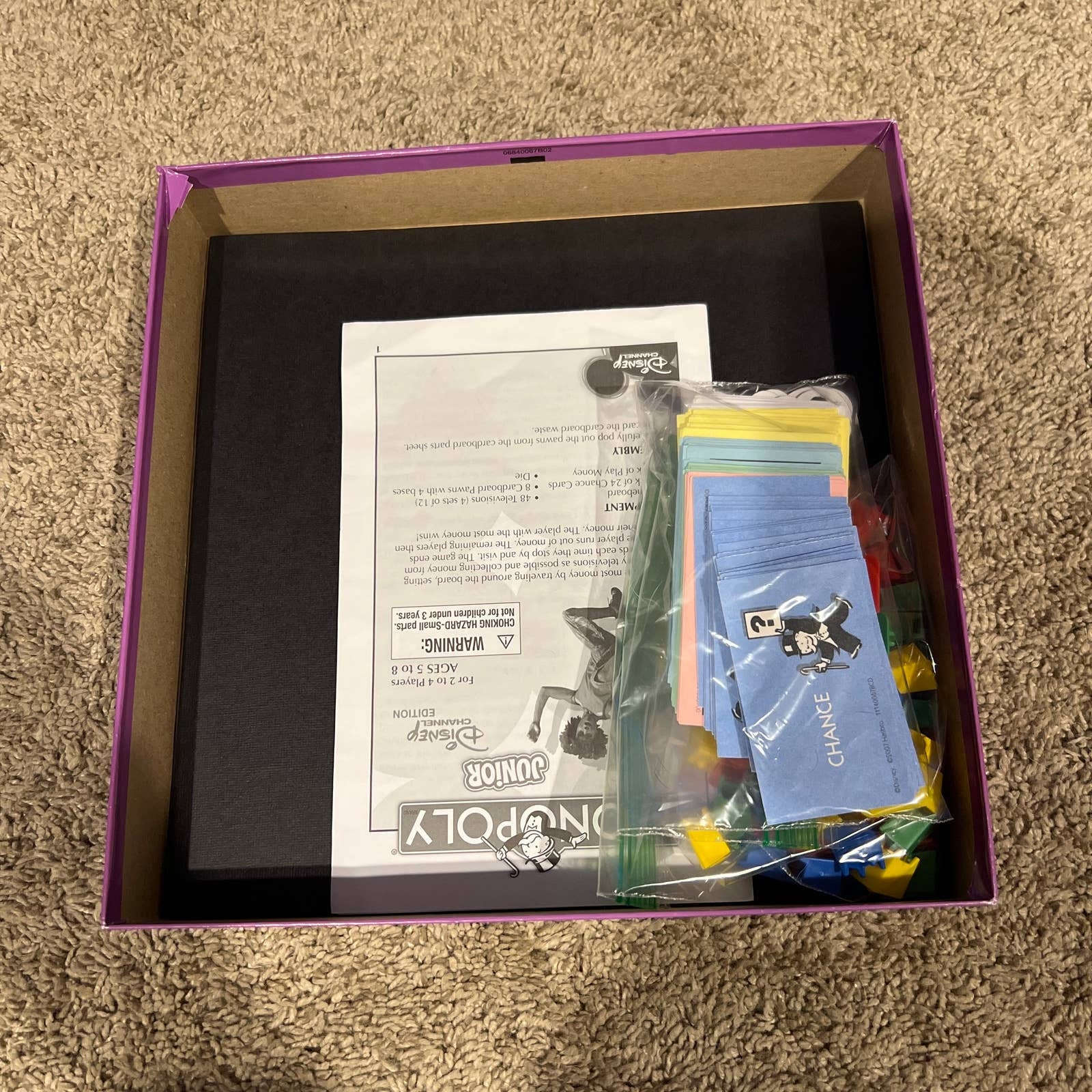 Monopoly Junior Disney Channel Edition Play Set Game Complete - Etsy