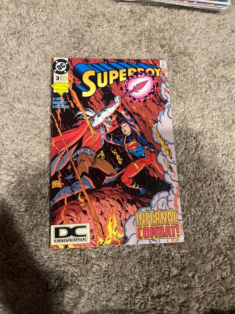 Superboy 3 1994 Series DC Universe Logo Variant - Etsy