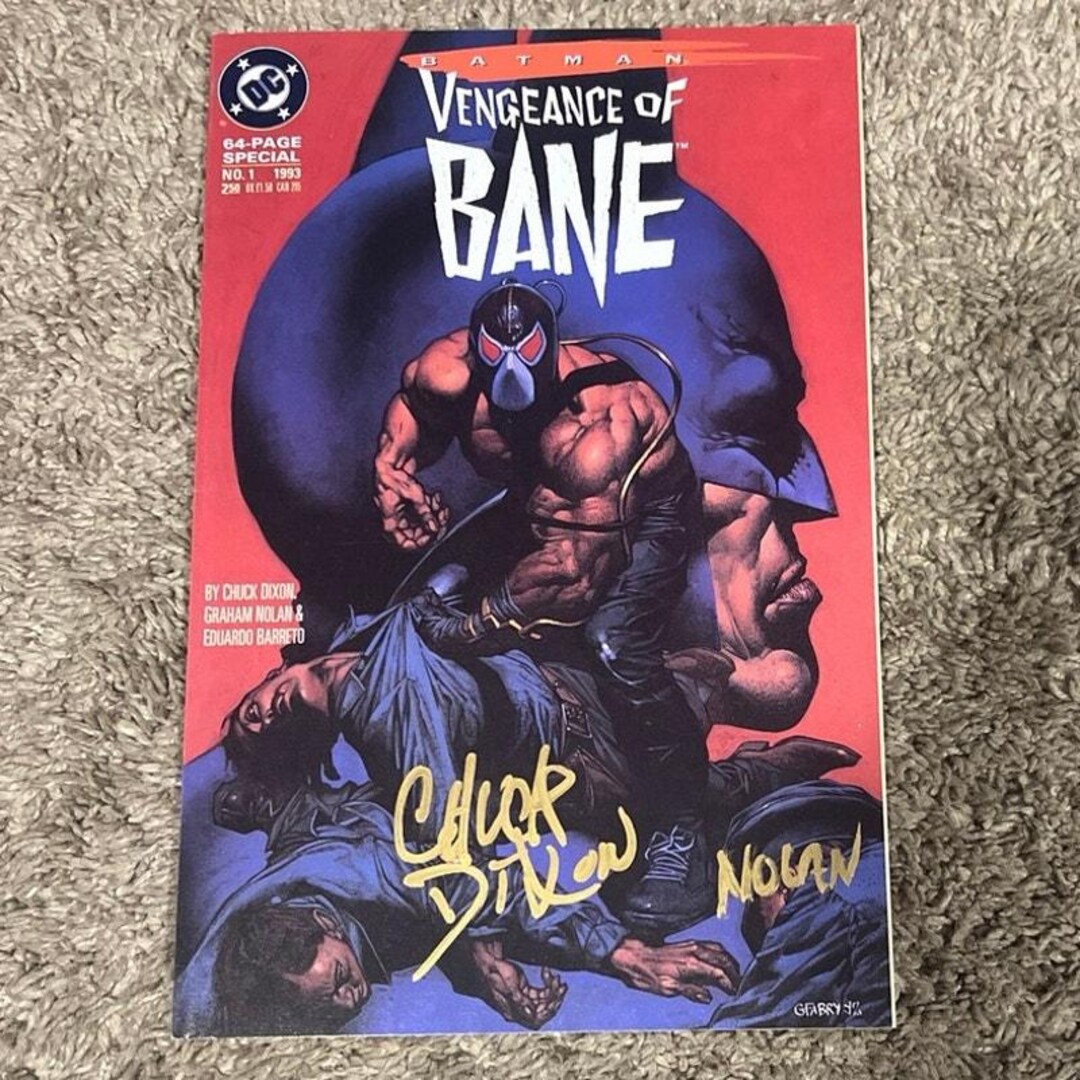 Batman: Vengeance of Bane 1 Signed Chuck Dixon, Graham Nolan 1993 1st ...