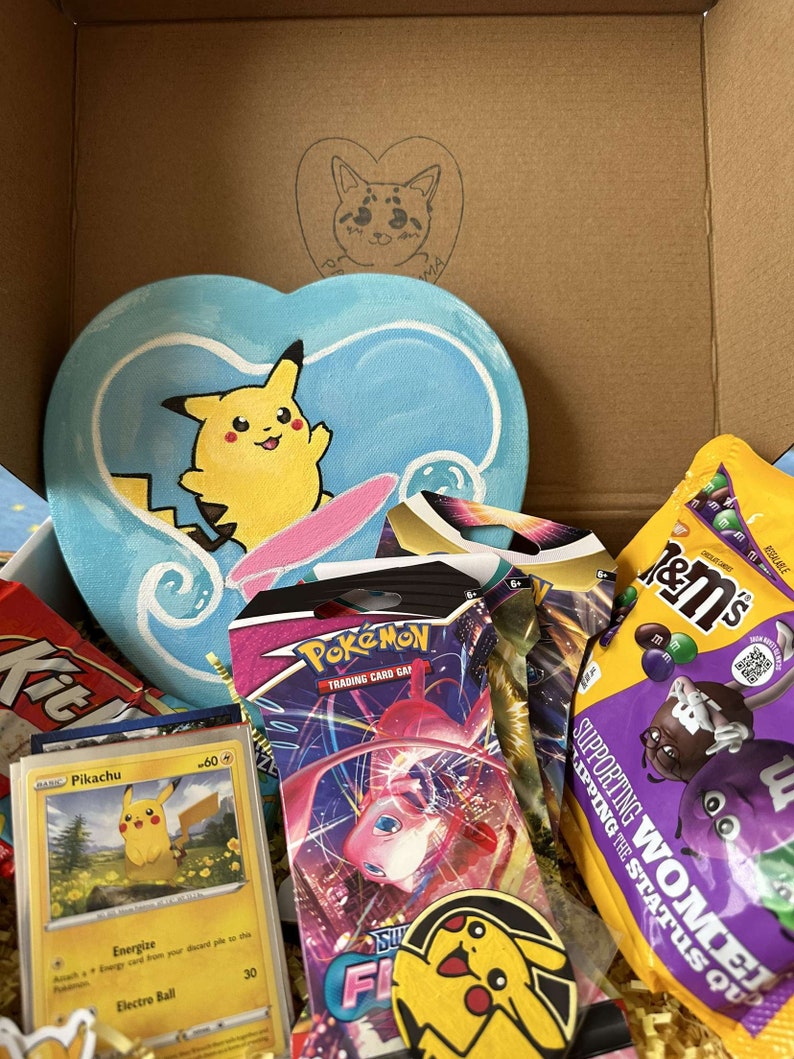Pikachu Themed Pokemon Gift Box Hand-crafted Gift Box - Etsy