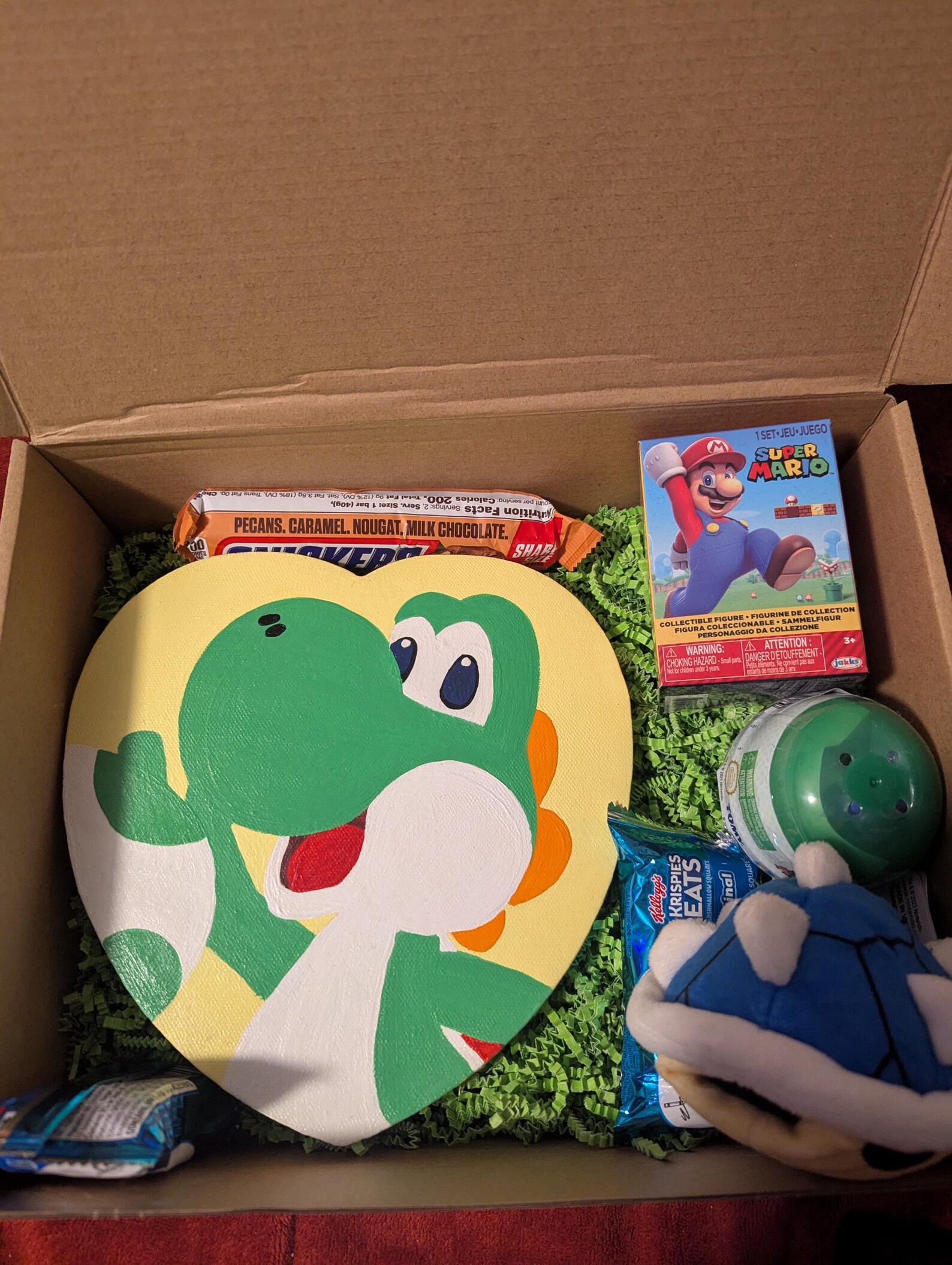 Yoshi-themed Super Mario Handmade Mystery Gift Box - Etsy
