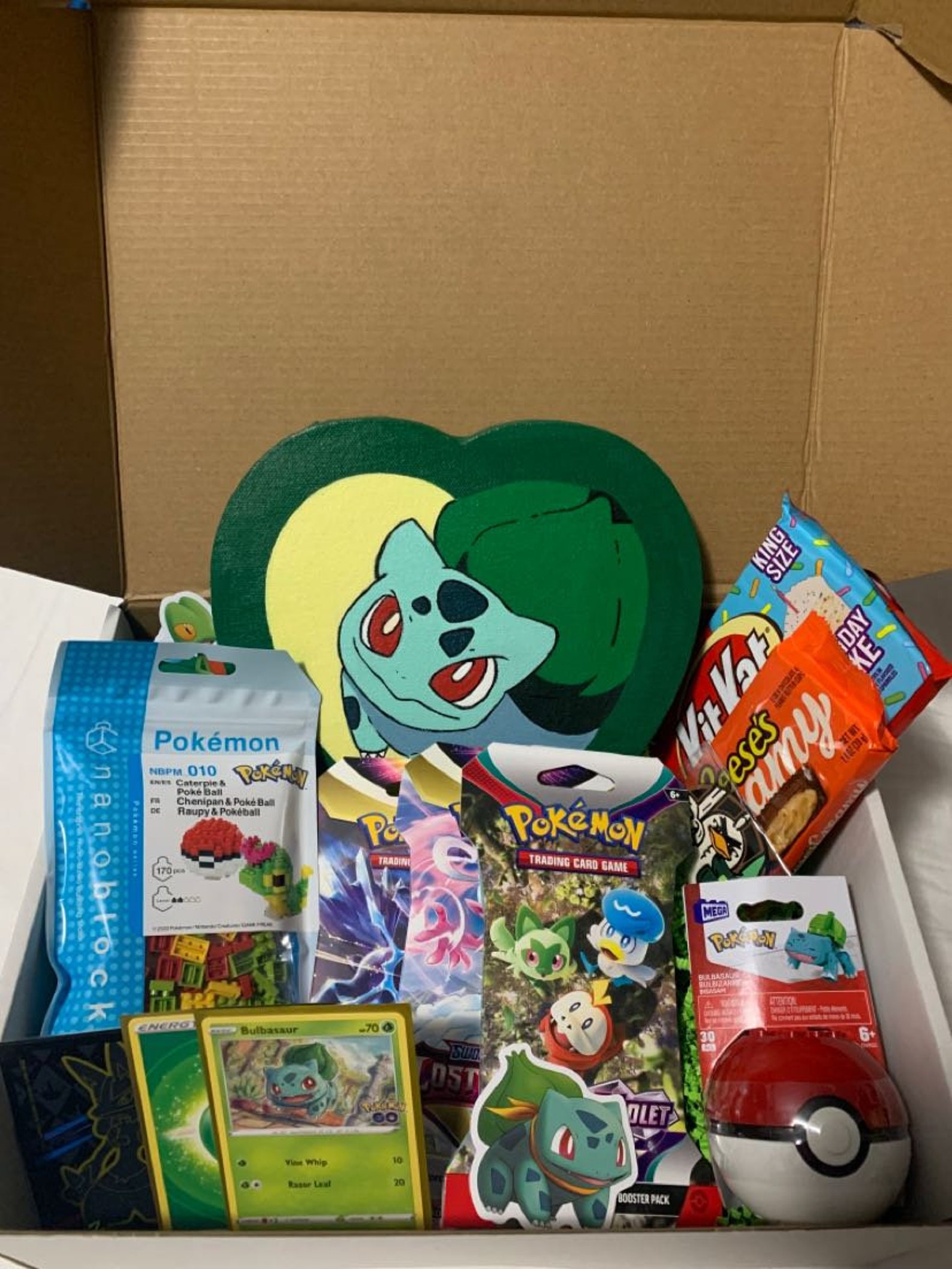 Bulbasaur Themed Pokemon Gift Box Hand-crafted Gift Box - Etsy