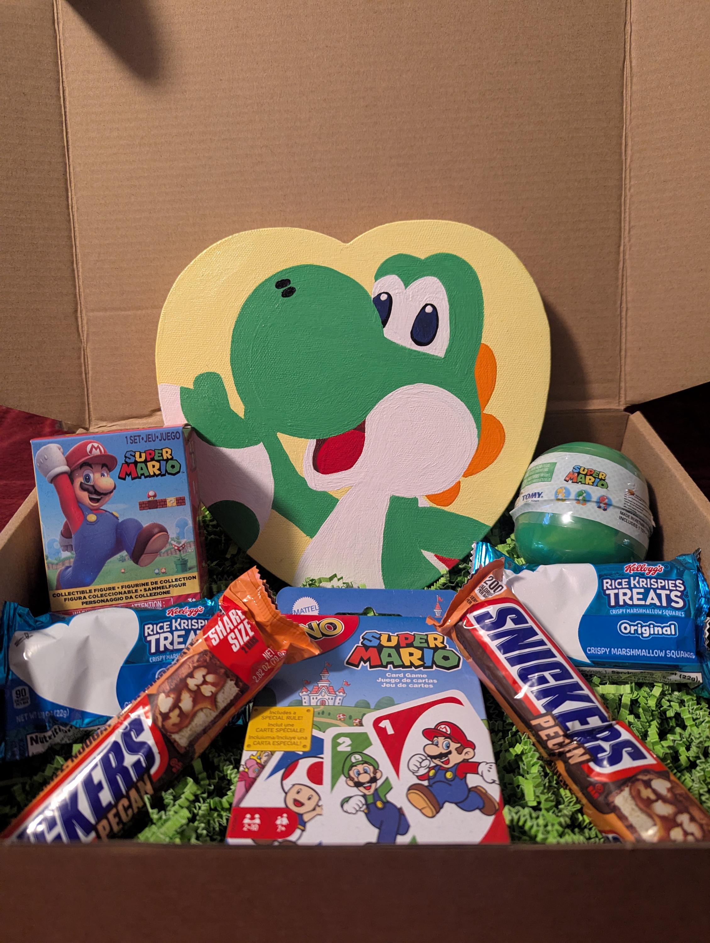 Yoshi-themed Super Mario Handmade Mystery Gift Box - Etsy