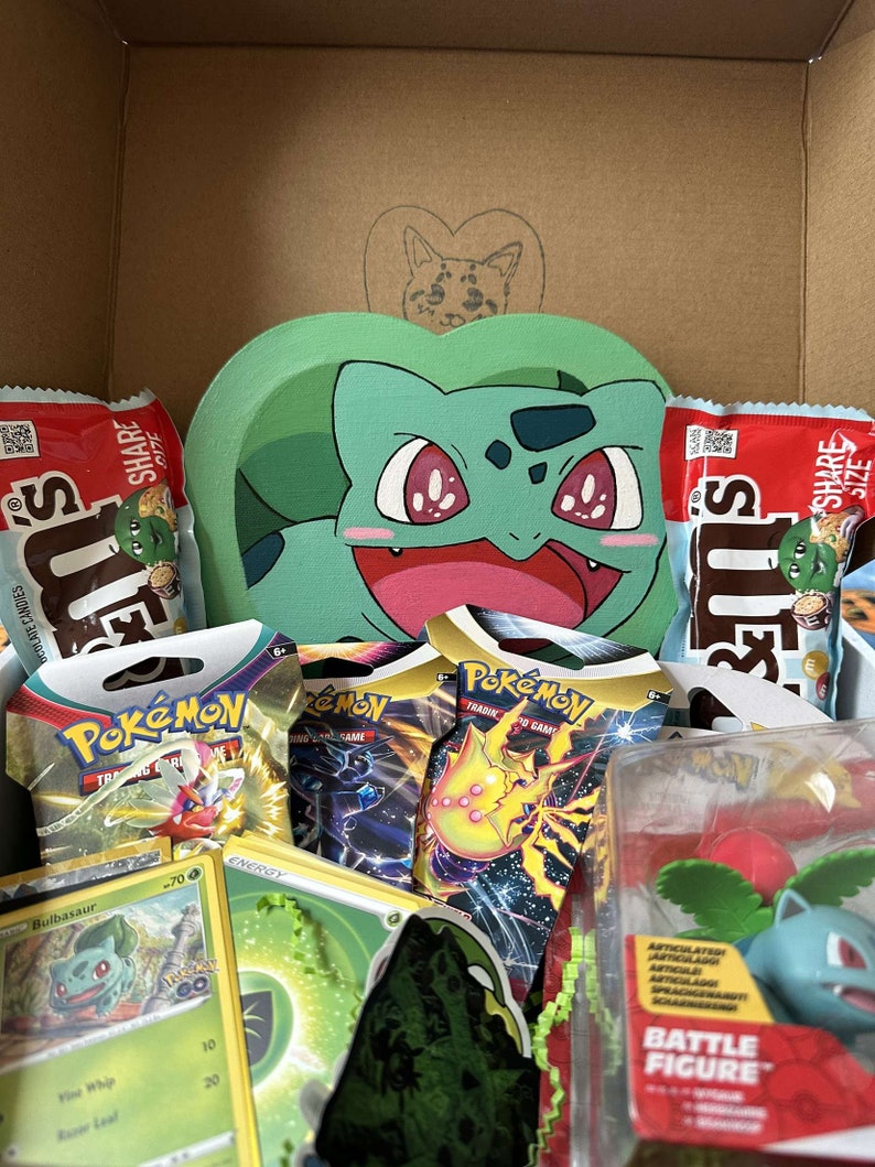 Bulbasaur Themed Pokemon Gift Box Hand-crafted Gift Box - Etsy