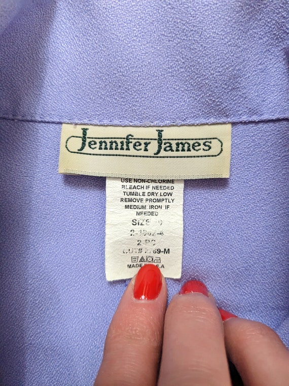 Vintage Jennifer James Light Purple Double Breasted B… - Gem