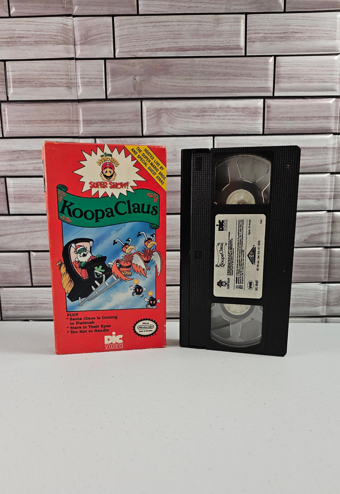 Koopa Klaus Super Mario Bros Super Show Christmas Vhs Nintendo - Etsy
