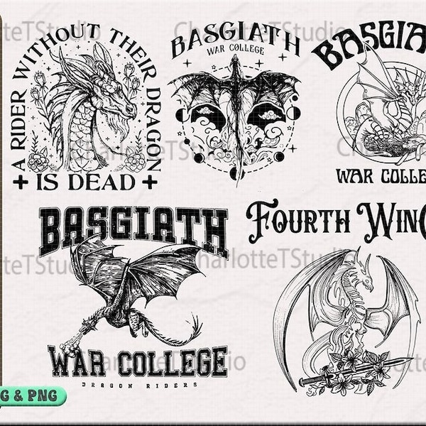 Fourth Wing Svg File - Etsy