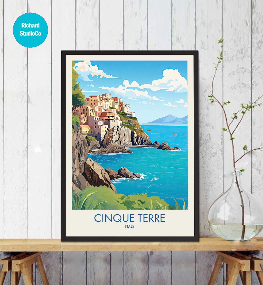 Cinque Terre Poster Cinque Terre Print Cinque Terre Art - Etsy