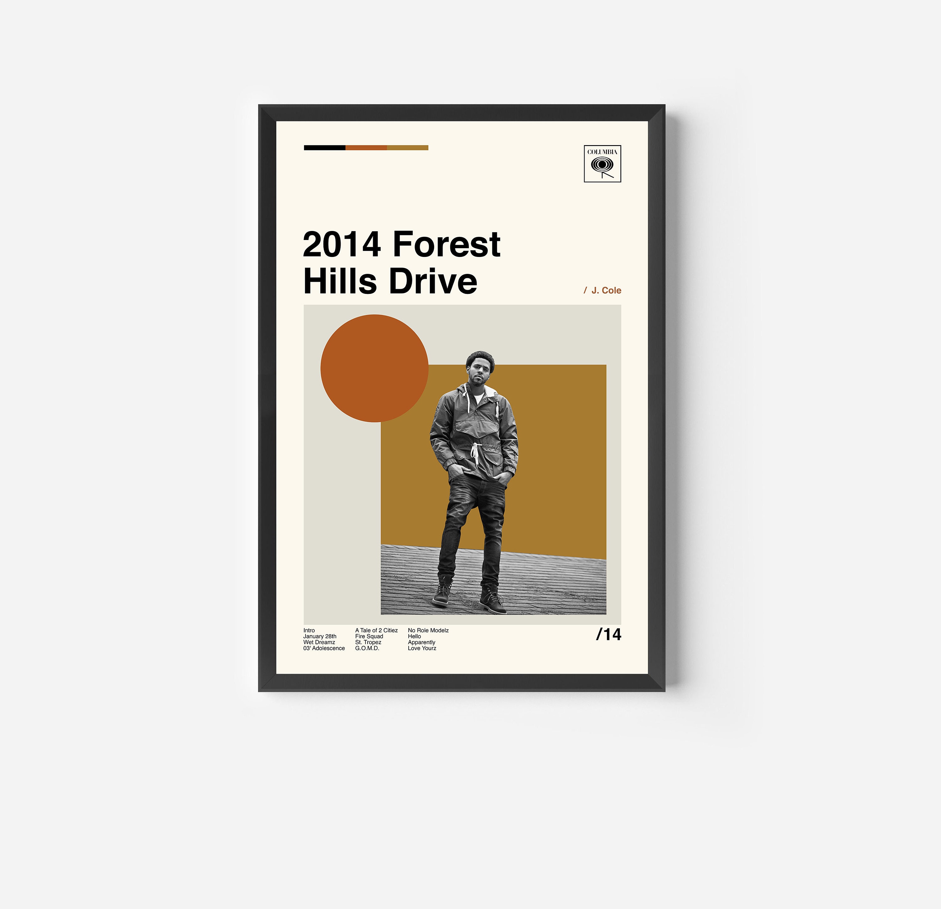 J Cole Poster - 2014 Forest Hills Drive Poster sold by Enforced Caitlin ...