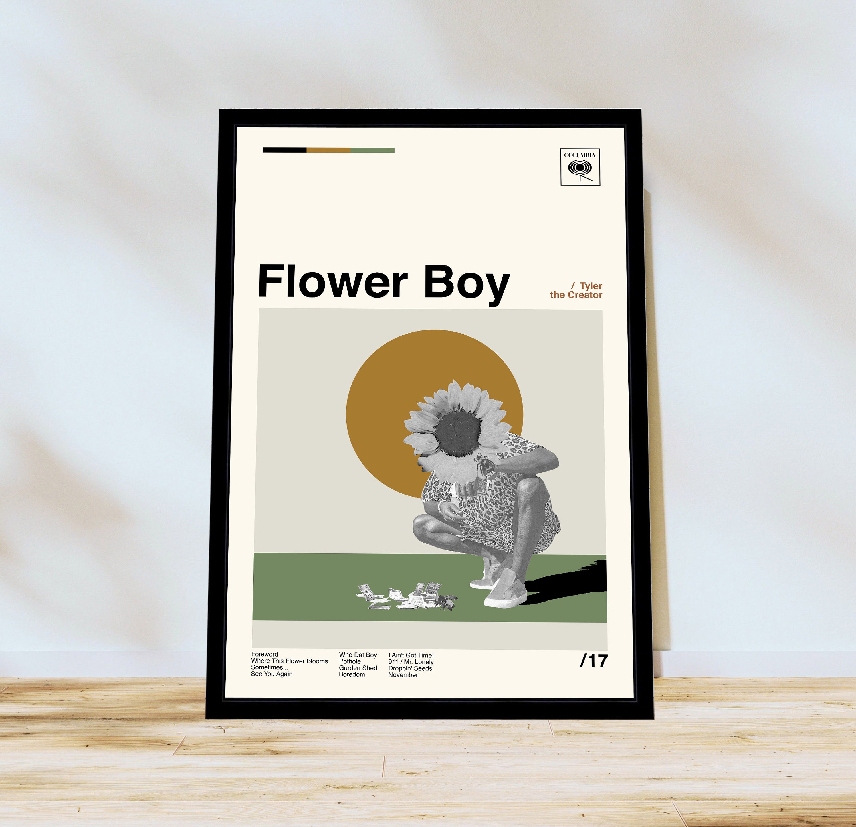 Shut Up Flower Boy Band Poster