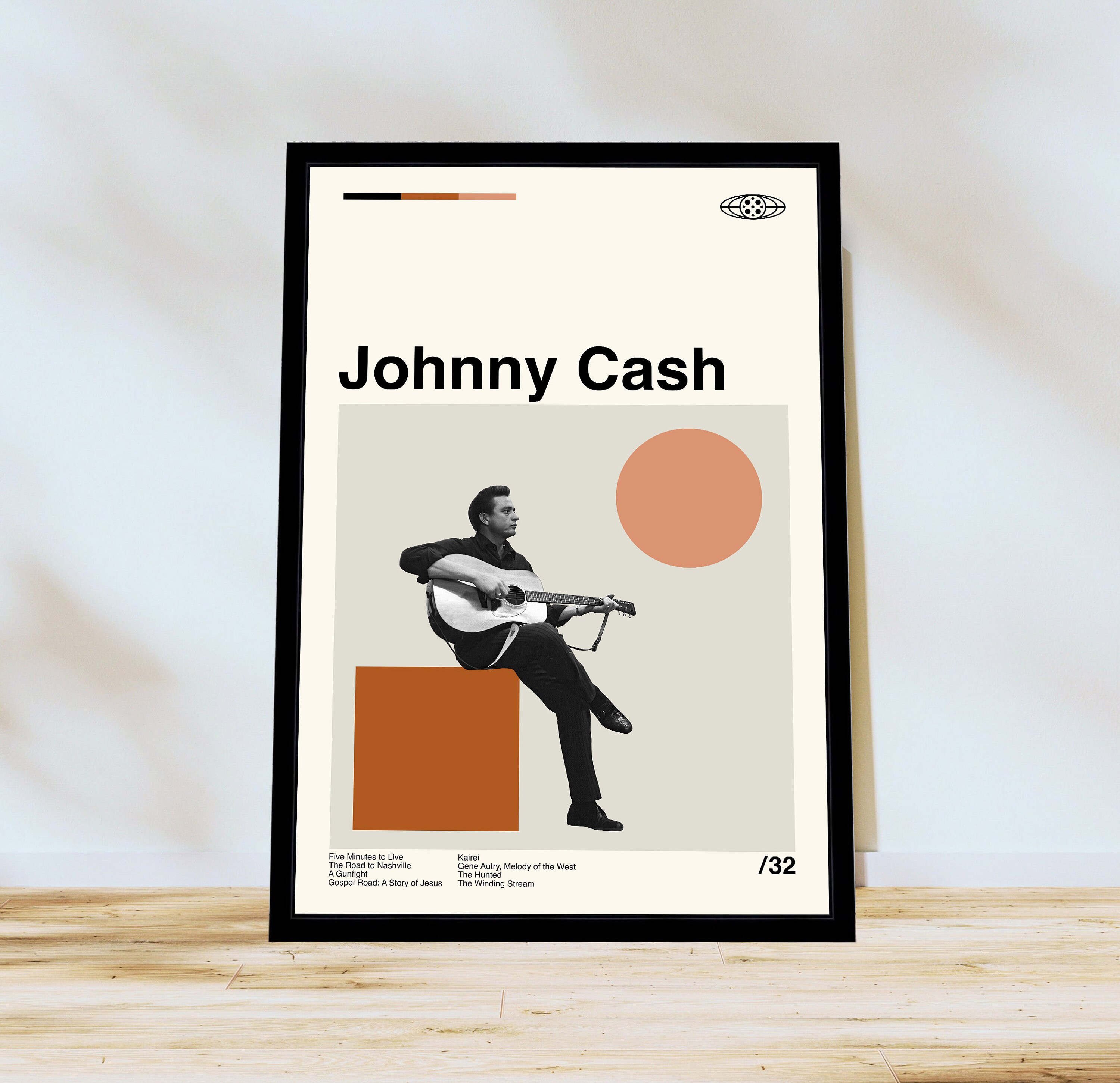 Young Johnny Cash Poster