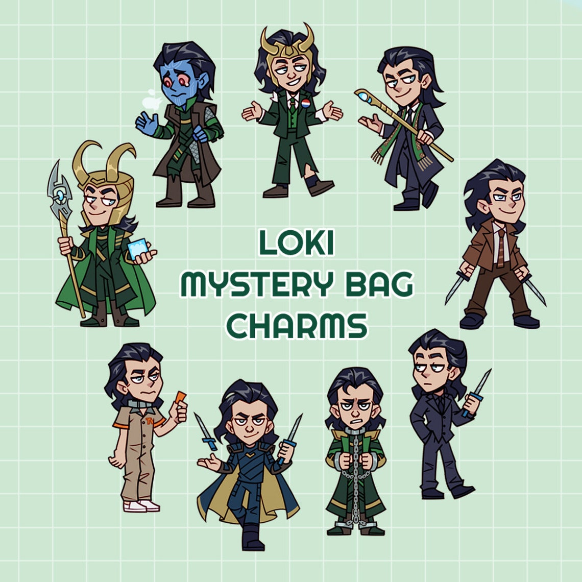 Loki Acrylic Charm Mystery Bags - Etsy