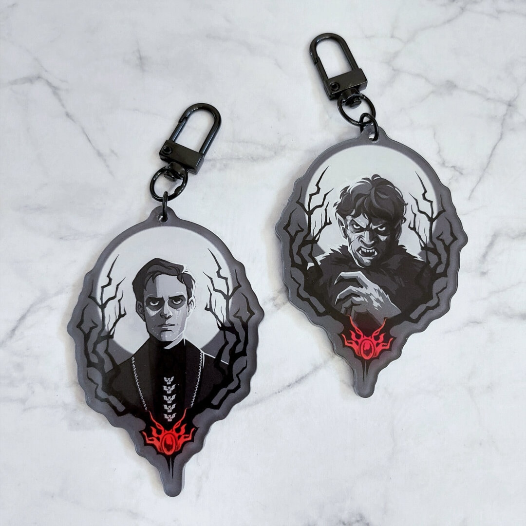 Werewolf Keychain - Etsy