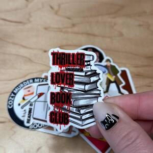 Mystery / Thriller Book Lover Sticker Pack - Etsy