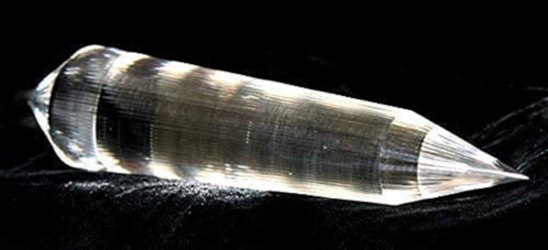 Real Tibetan Indian Himalayan 88 Sided Clear Quartz Crystal Vogel Style ...