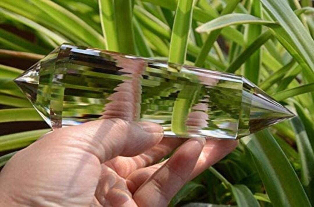 Tibet Himalayan High Altitude Clear Crystal Point Quartz 36 Sided Vogel ...