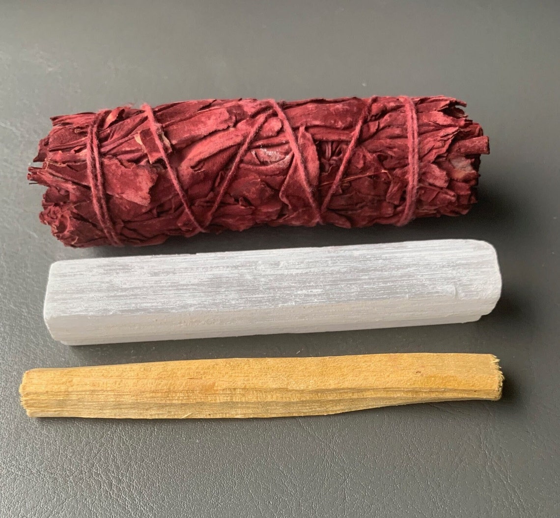 Protection Bundle Dragon's Blood Sage Palo Santo - Etsy