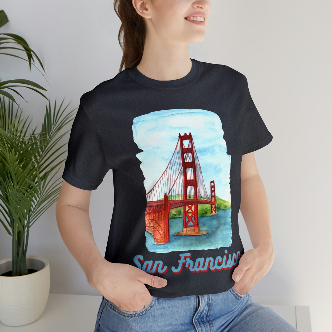San Francisco Unisex Tee, SF Shirt, Gift for Her, Gift Him, Golden Gate ...