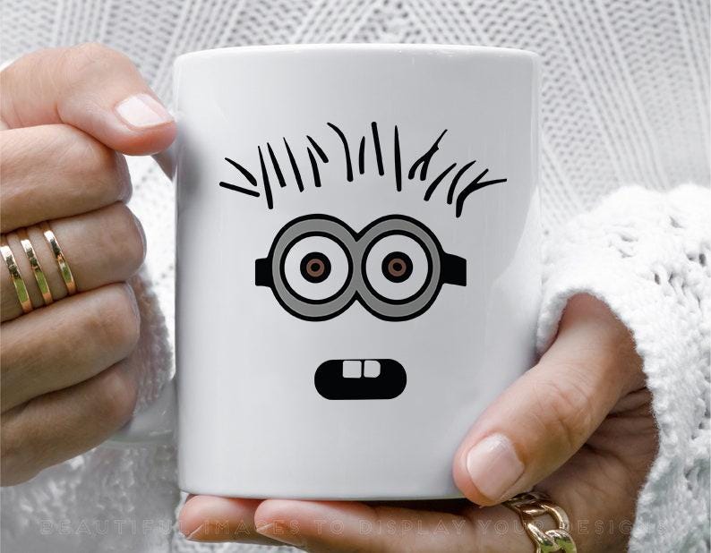 Minions Face Files, Vector Bundle, Clip Art, Silhouette, Cut Files for ...