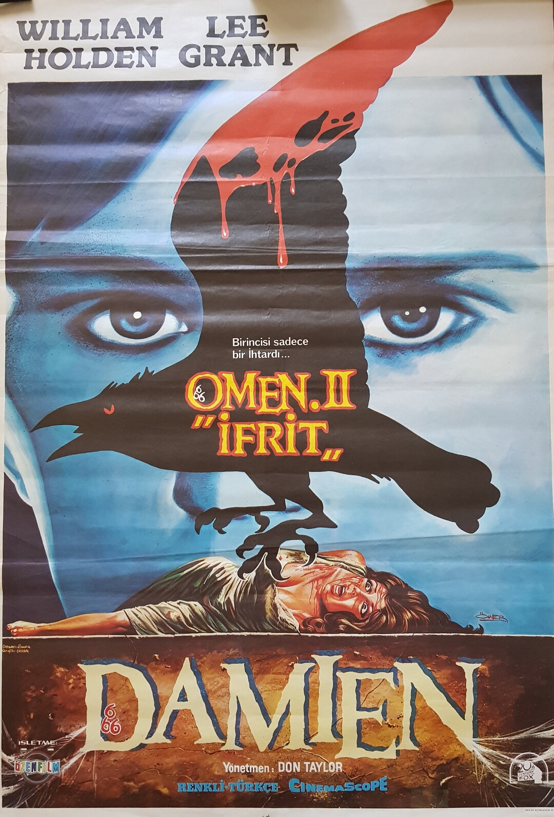 Omen II Aka Damien Omen (original Vintage 1982 Theatrical Release ...