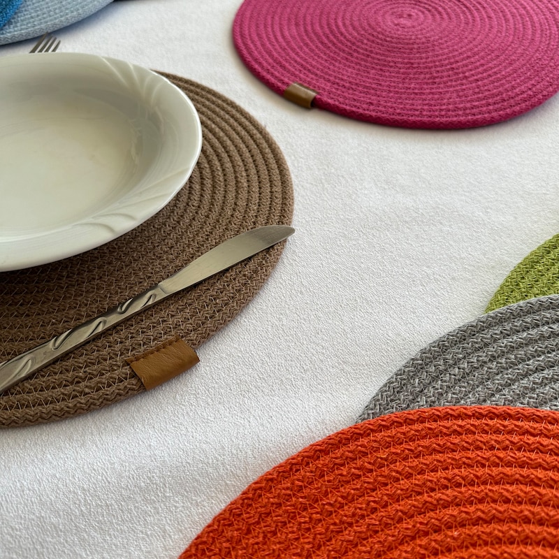 Rustic Table Mats - Etsy