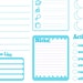 Ultimate Daily Planner Printable Blue Planner, ADHD Digital Organiser ...