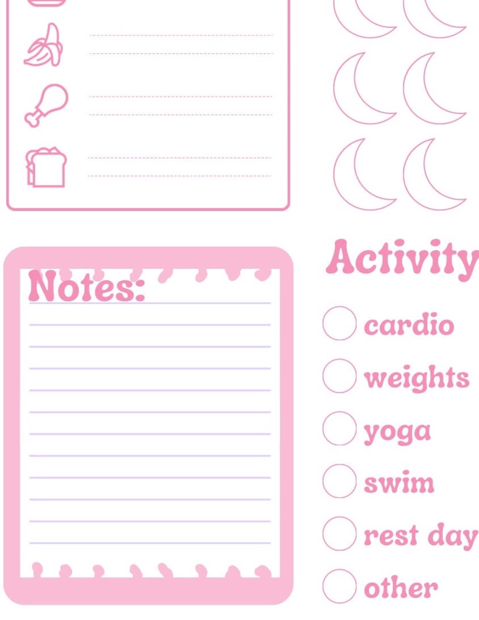 Ultimate Pink Digital Daily Planner, Printable Organiser for Teachers ...