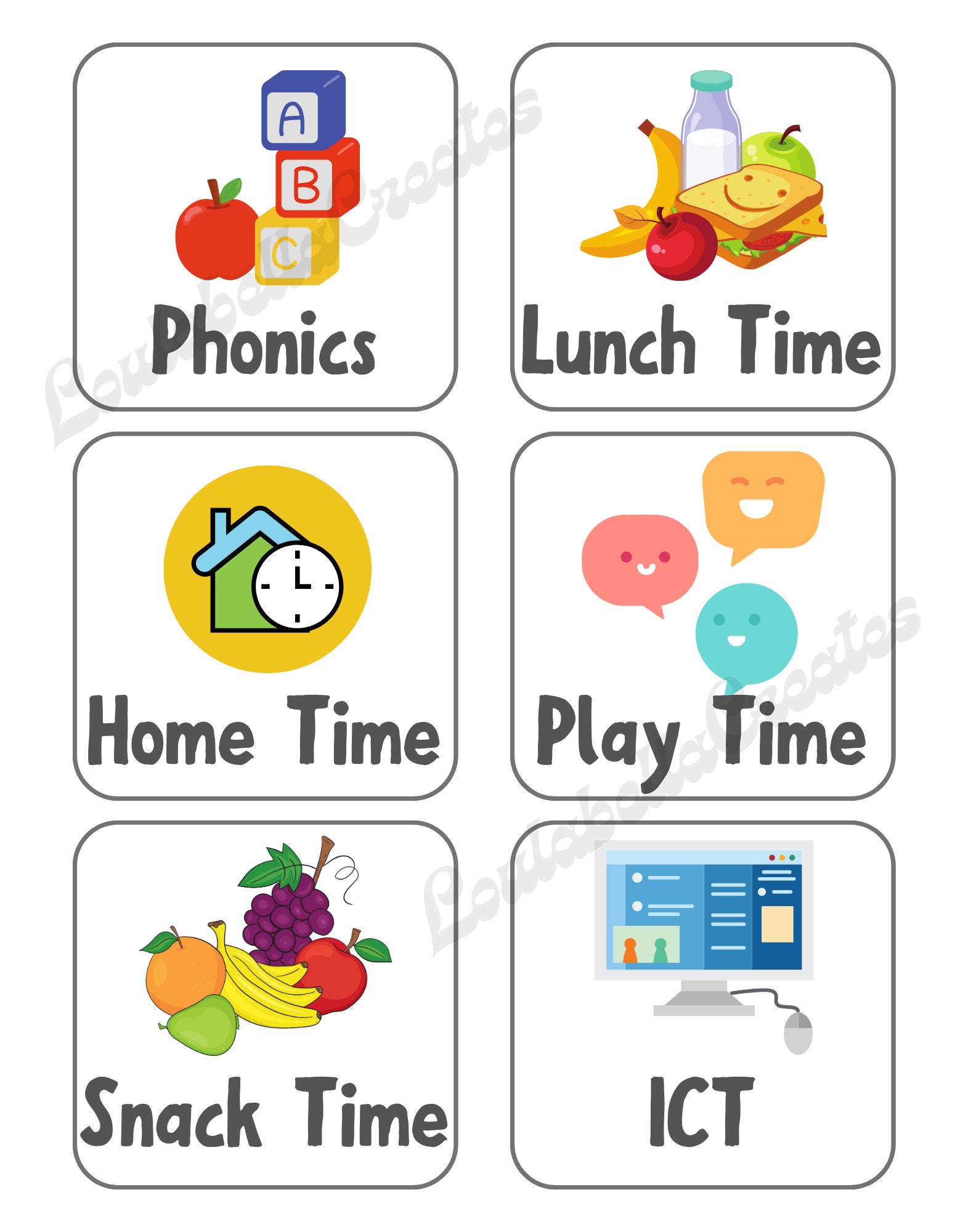 Classroom Visual Timetable - Daily Schedule for Teachers - Educational ...