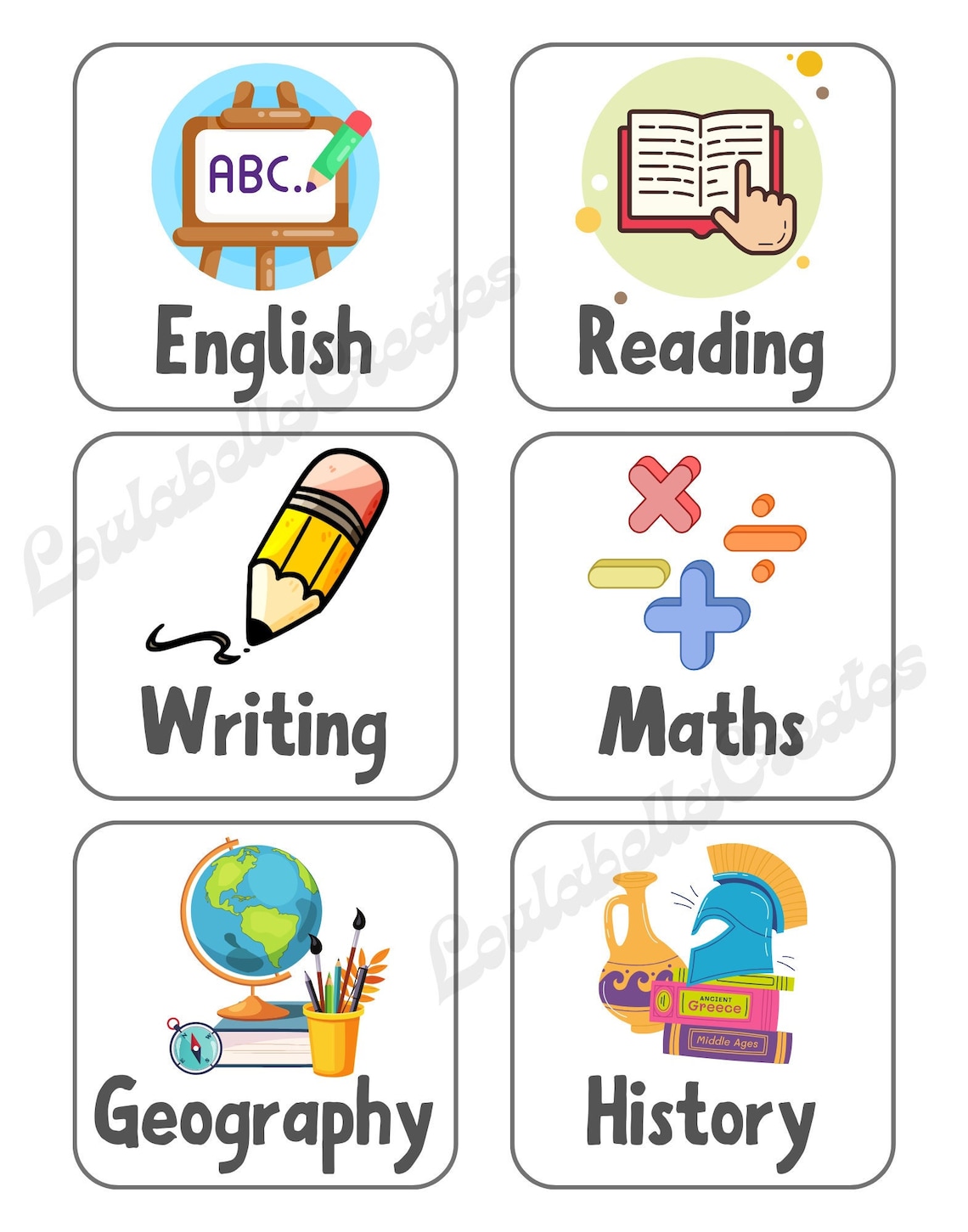 Classroom Visual Timetable Daily Schedule for Teachers Educational ...