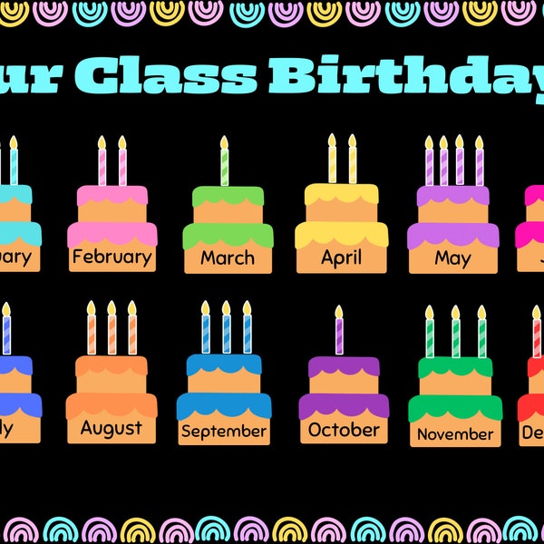 Classroom Birthday - Etsy