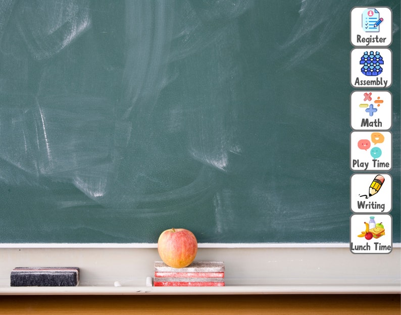 Classroom Visual Timetable: Daily Schedule, SEN Tool (PDF Download) - Etsy