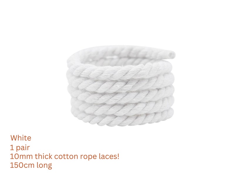 ROPE LACES 10mm AIR Force 1 - Etsy