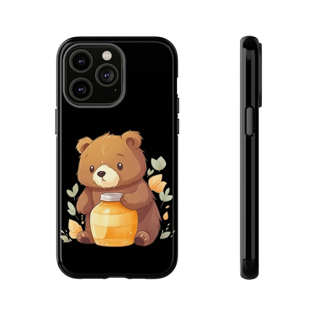 Cute Bear Phone Case for Apple iPhone Samsung Galaxy and - Etsy