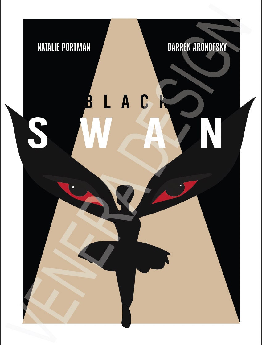 Black Swan Minimalistic Movie Poster - Etsy