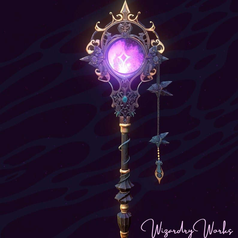 Magical Wands Clipart Set: 12 Transparent PNG Images of Unique and ...