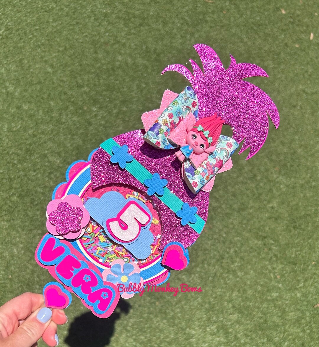 Poppy Cake Topper - Etsy