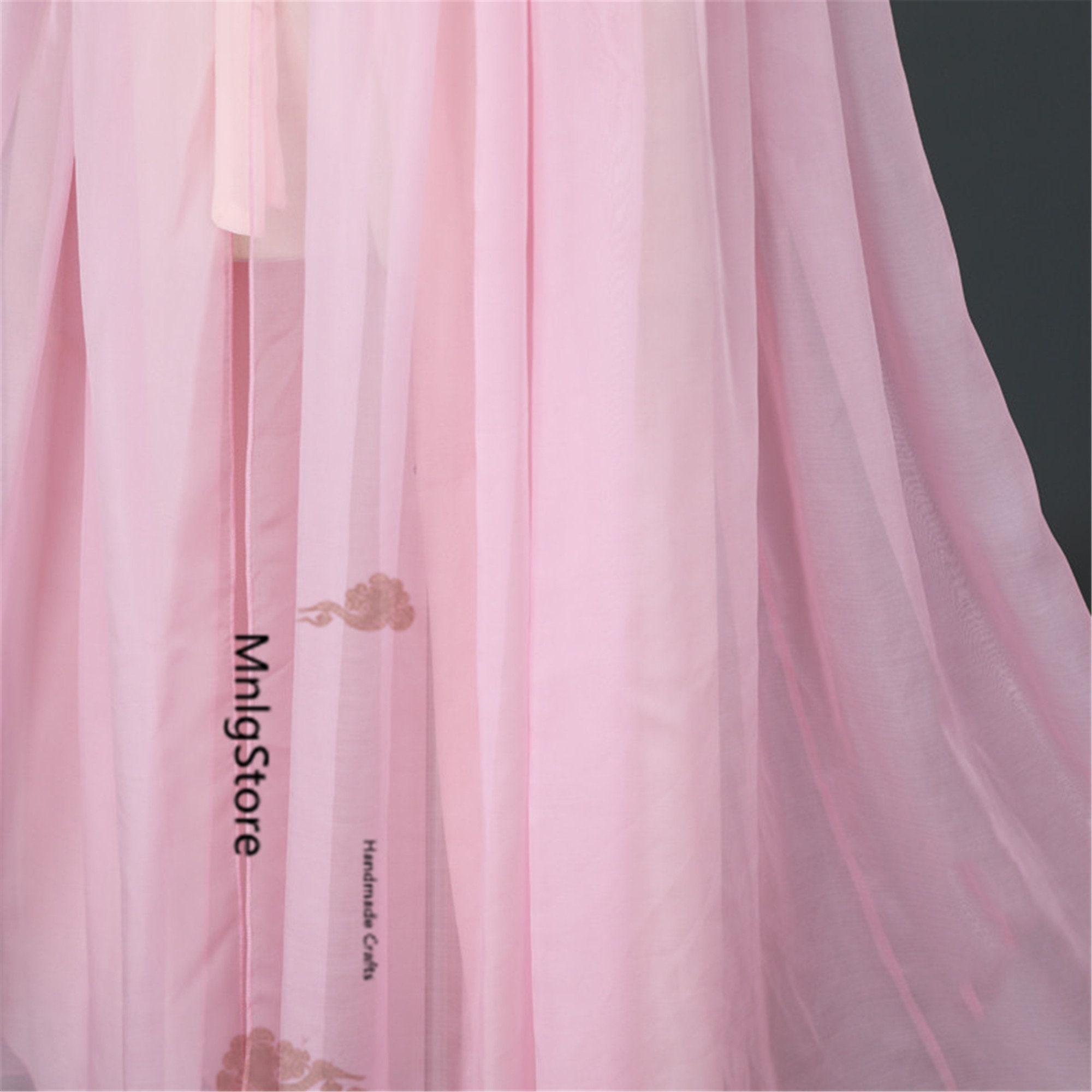 Princess Cape, Pink Chiffon Cape, Fairy Cloak, 51.2 Inch Cape, Cape for ...