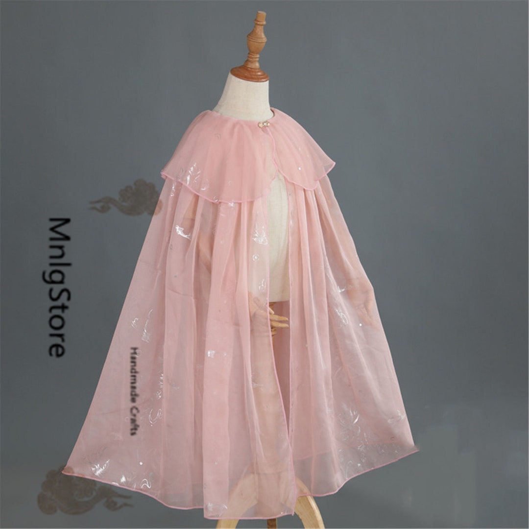 Pink Shiny Cape Princess Cosplay Cape Women Cosplay Cape - Etsy