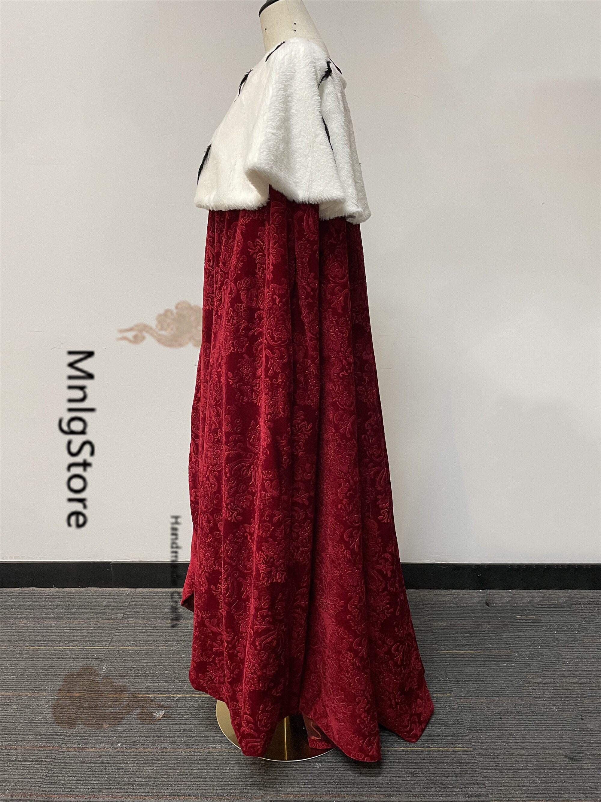 Cosplay Cape, Black Feather Cape, Velvet Cape, Halloween Cosplay Cloak ...