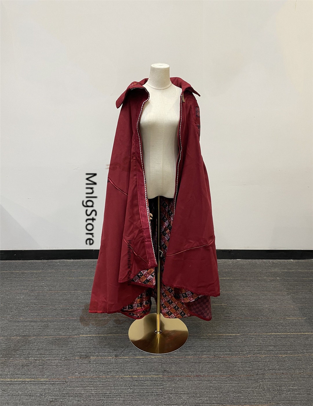 Halloween Doctor Strange Cosplay Cape, Dark Red Cosplay Costume ...
