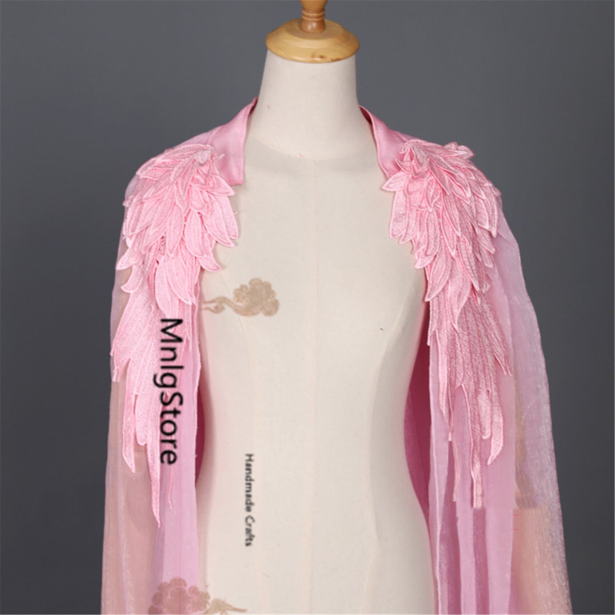 Pink Cape, Chiffon Cape, Princess Cape, Fairy Cape, Long Cape ...