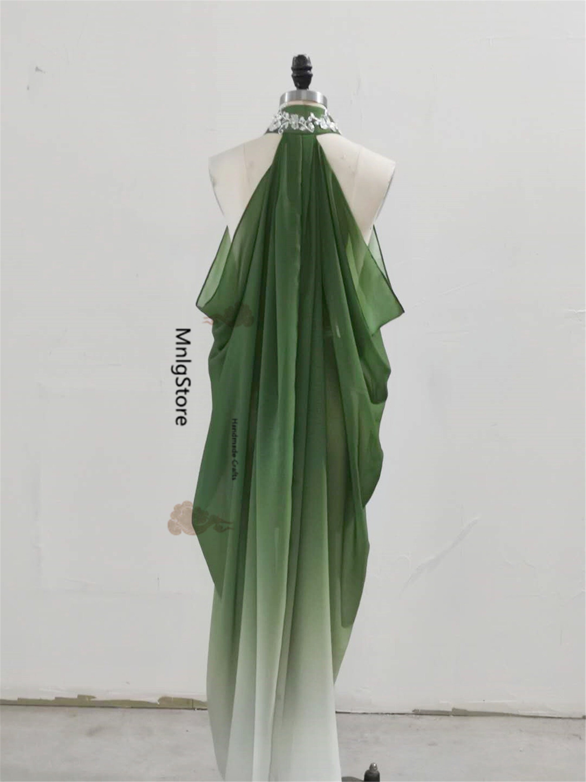 Green Fairy Cape Spandex Cape Cosplay Cape Princess Cape - Etsy
