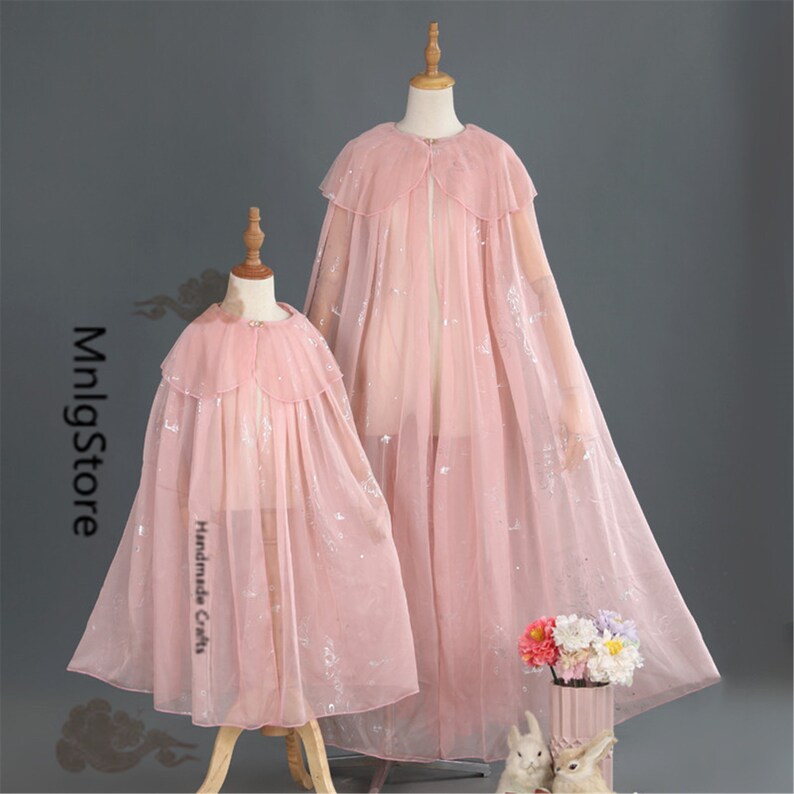 Pink Shiny Cape Princess Cosplay Cape Women Cosplay Cape - Etsy